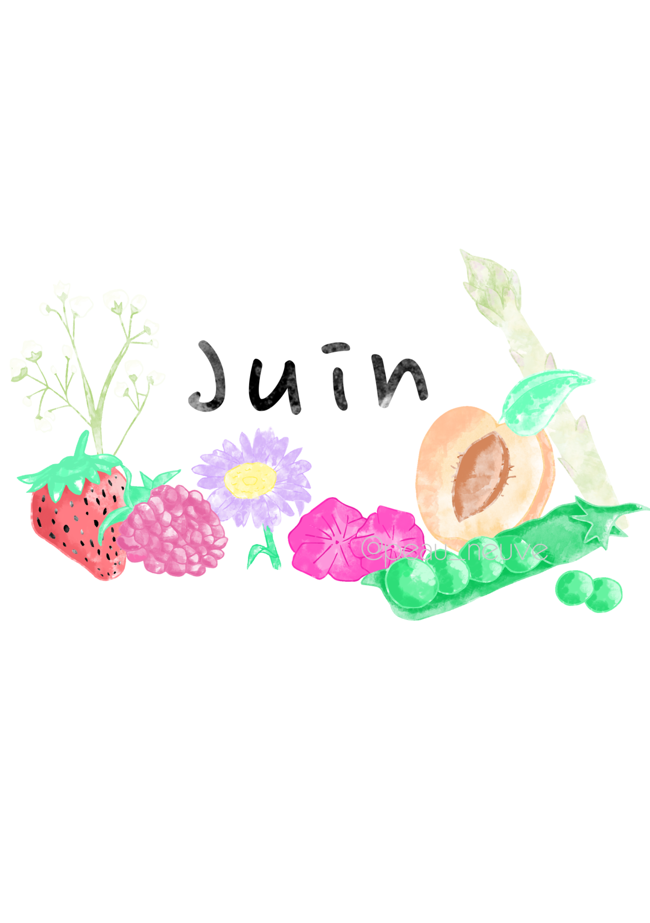 L'affiche JUIN - #PRINTABLE