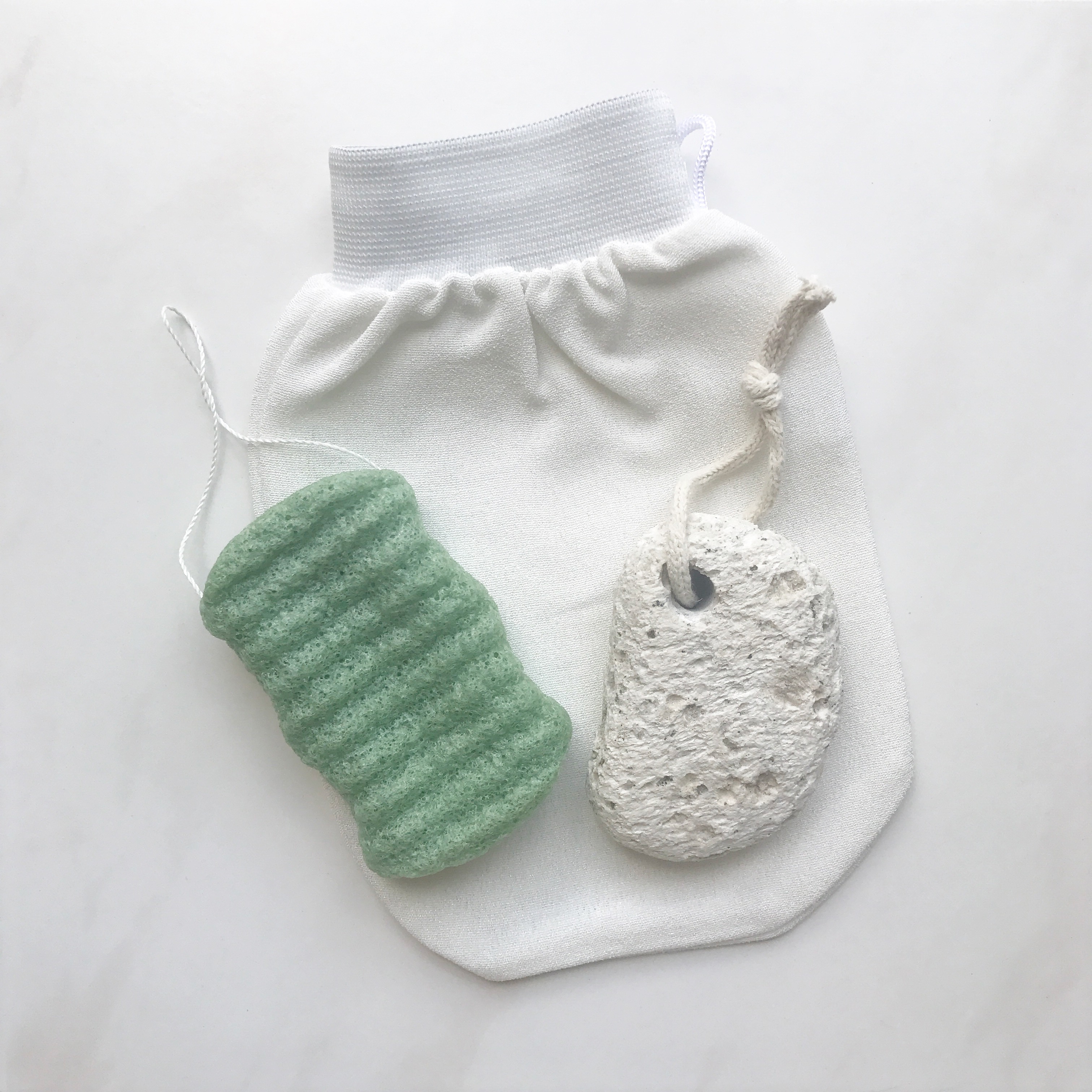 Mes accessoires naturels sous la douche