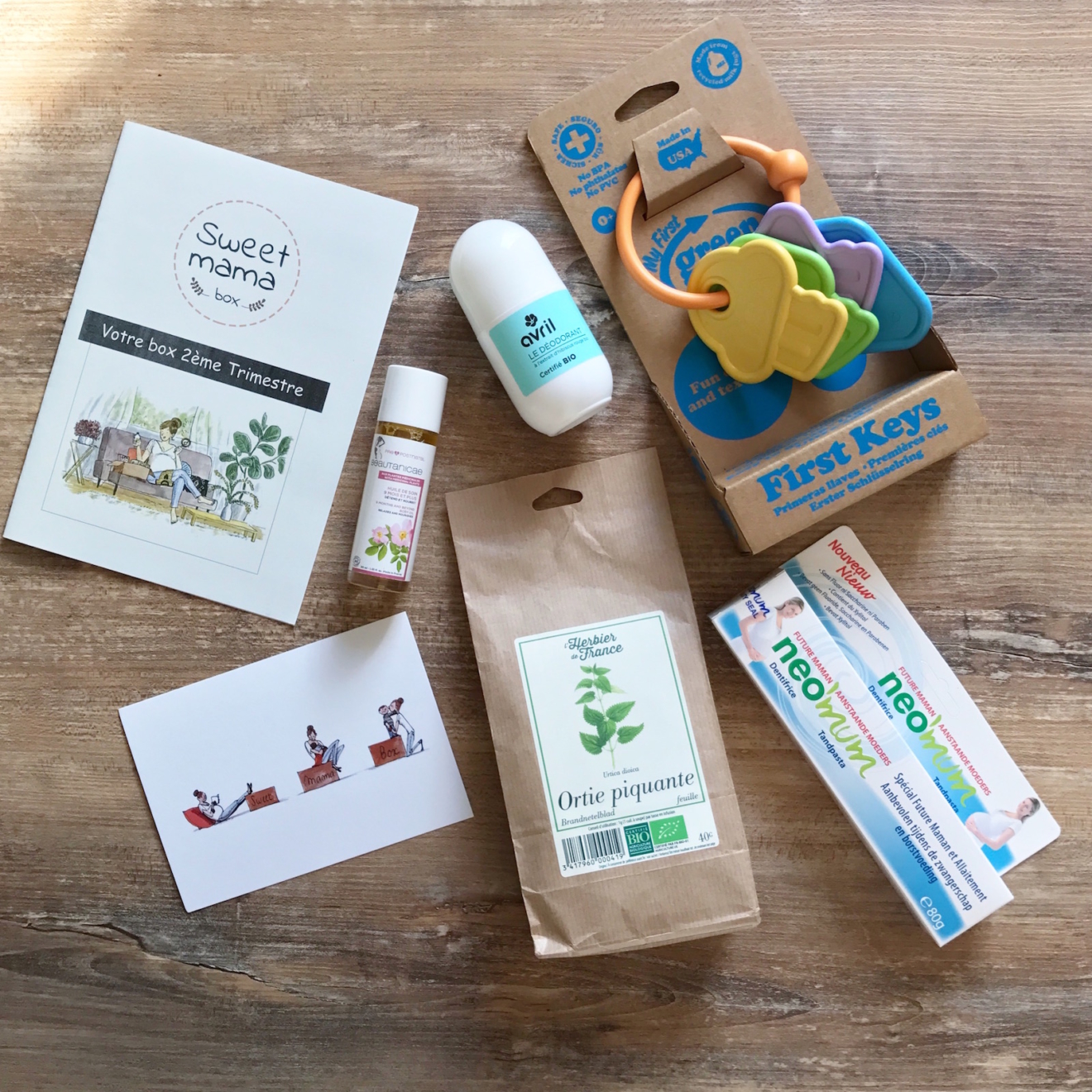 SWEET MAMA BOX, une box grossesse 100% naturelle