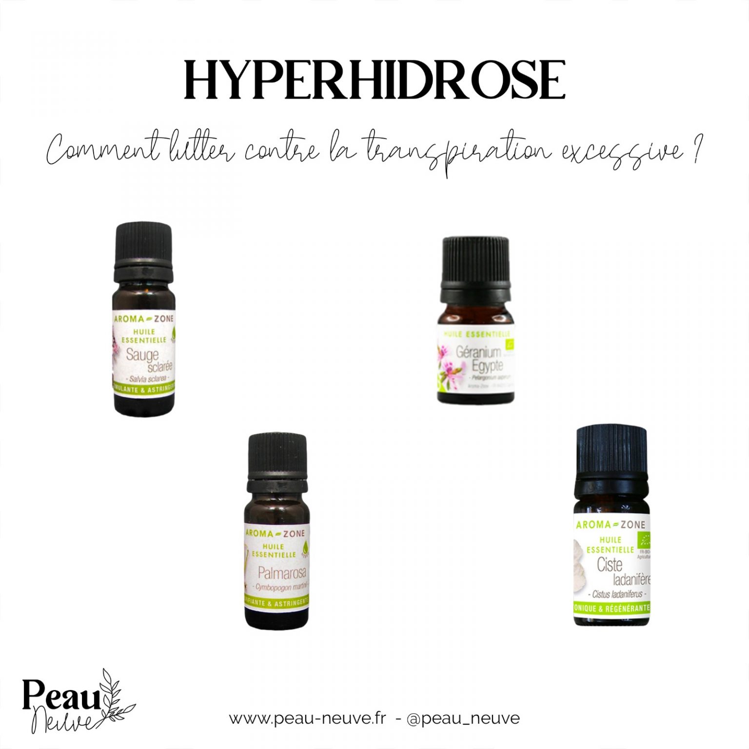 Hyperhidrose : comment lutter contre la transpiration excessive ? - Peau neuve